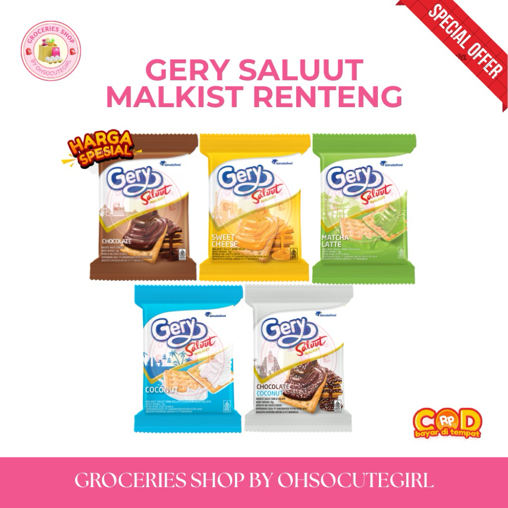 Jual [10 PCS] GERY SALUUT MALKIST RENTENG ISI 10 PCS GERI SALUT MALKIS ...