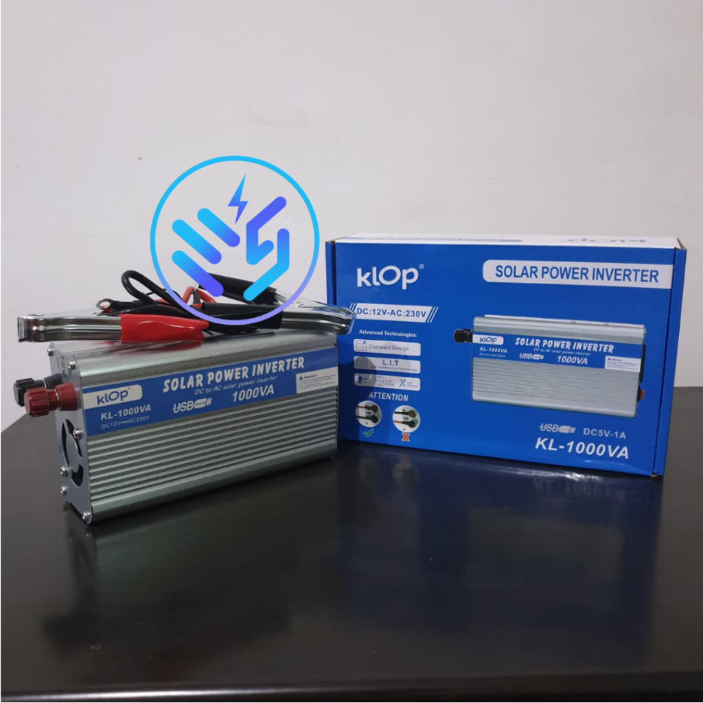 Jual Power Inverter Klop DC 12V to AC 220V - Inverter Klop 1000 Watt ...