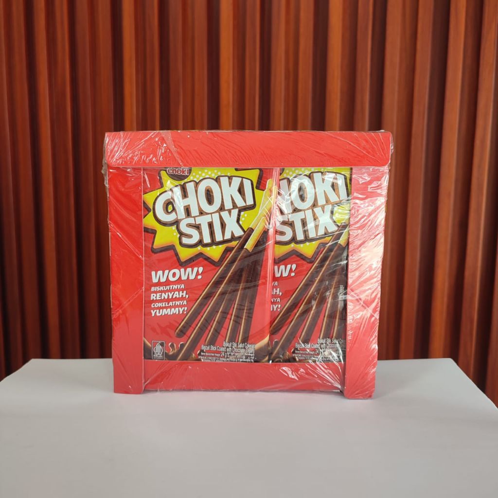 Jual Choki-choki Stix - Biskuit Stik Salut Cokelat isi 12 sachet ...