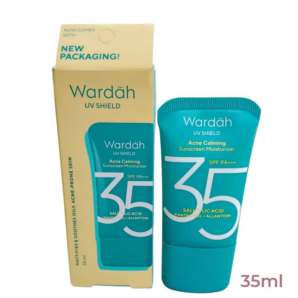 Jual Wardah UV Shield Acne Calming Sunscreen Moisturizer SPF 35 PA ...