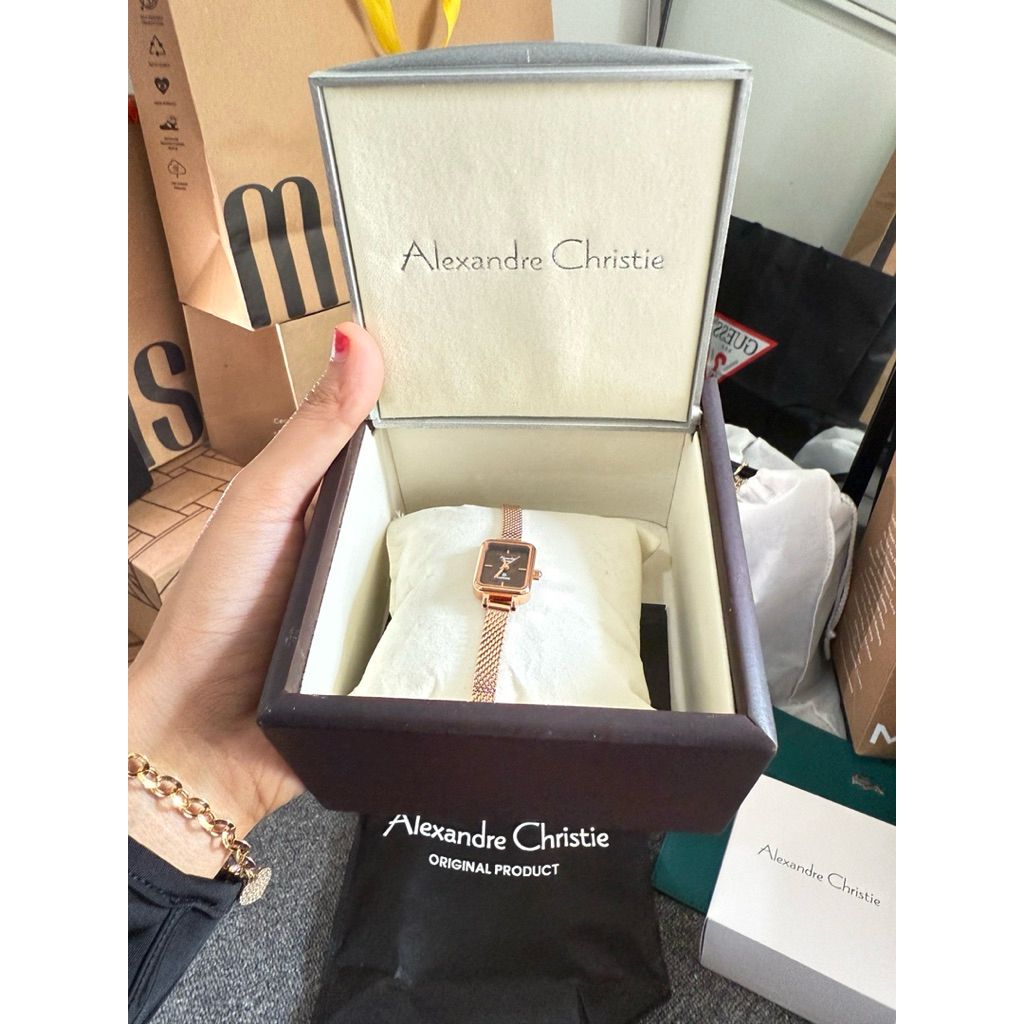 Jual jam Alexandre Christie preloved original | Shopee Indonesia