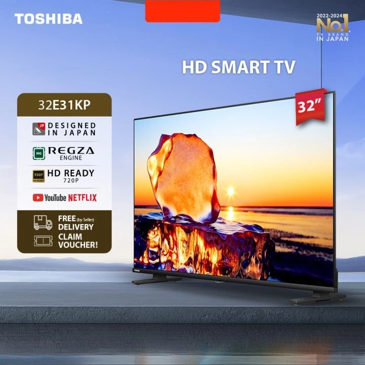 Jual [INSTANT KURIR] Toshiba 32 inch HD Smart TV Digital TV | 32E31KP ...