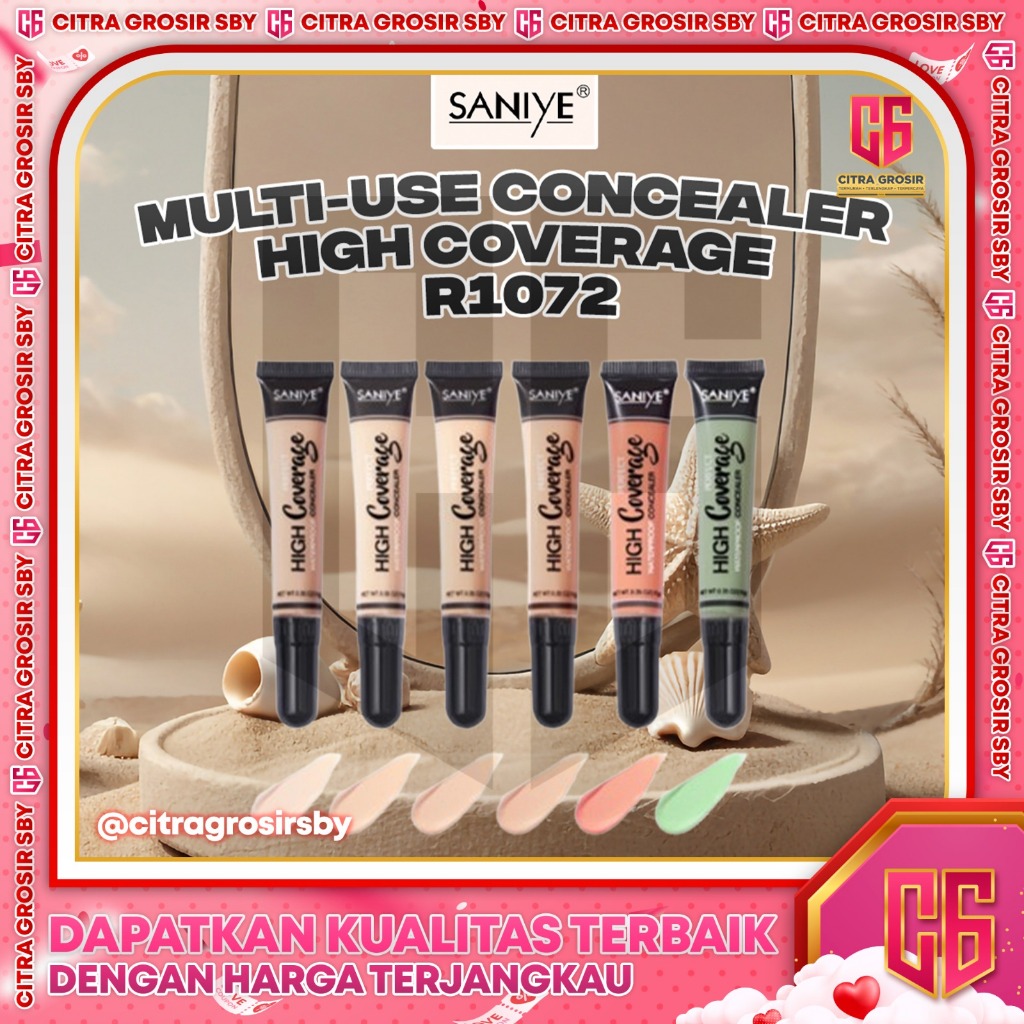 Jual SANIYE Multi-Use Liquid Concealer All Shades R1072 || Full ...