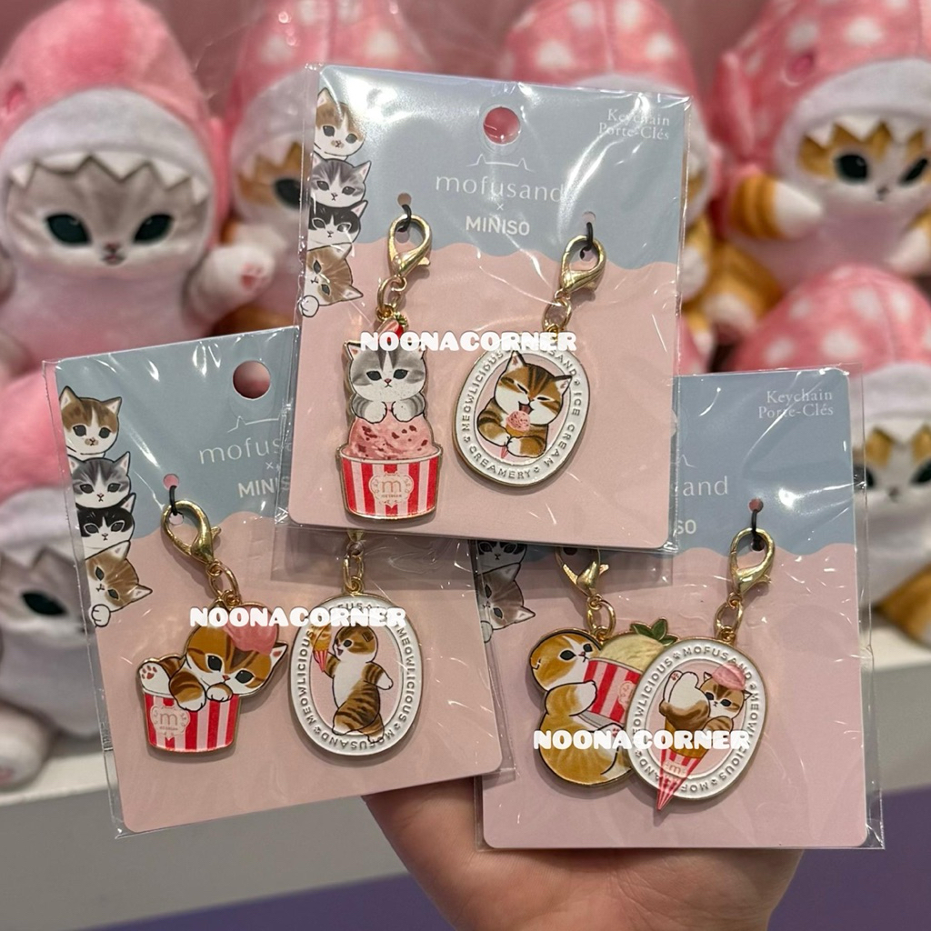 Jual Miniso x Mofusand‼️ Gantungan Kunci / Bag Charm / Keychain Metal ...