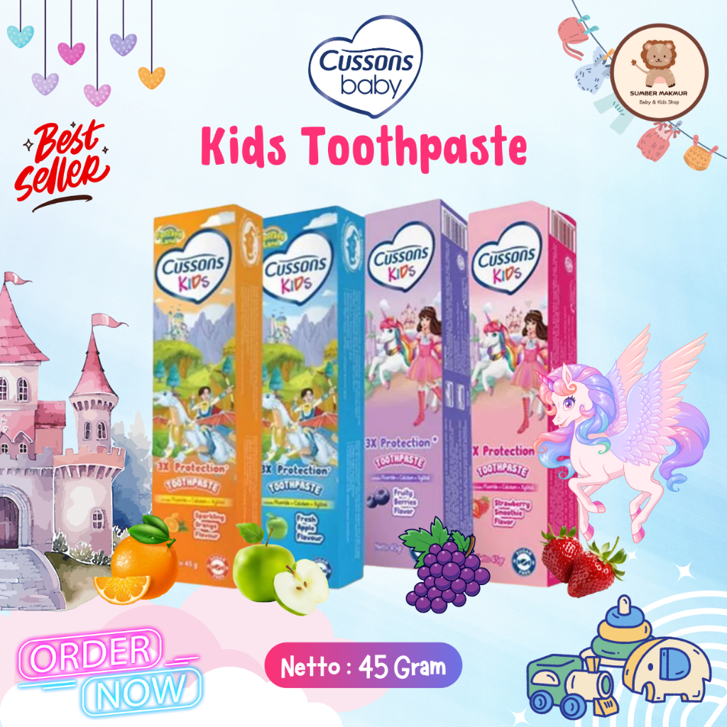 Jual Cussons Kids Toothpaste Unicorn - Pasta Gigi Anak 45gr Bersih ...