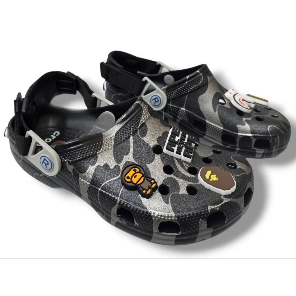 Jual Sandal Crocs Clog Bathing Ape/ Bape Camo Edition | Shopee Indonesia