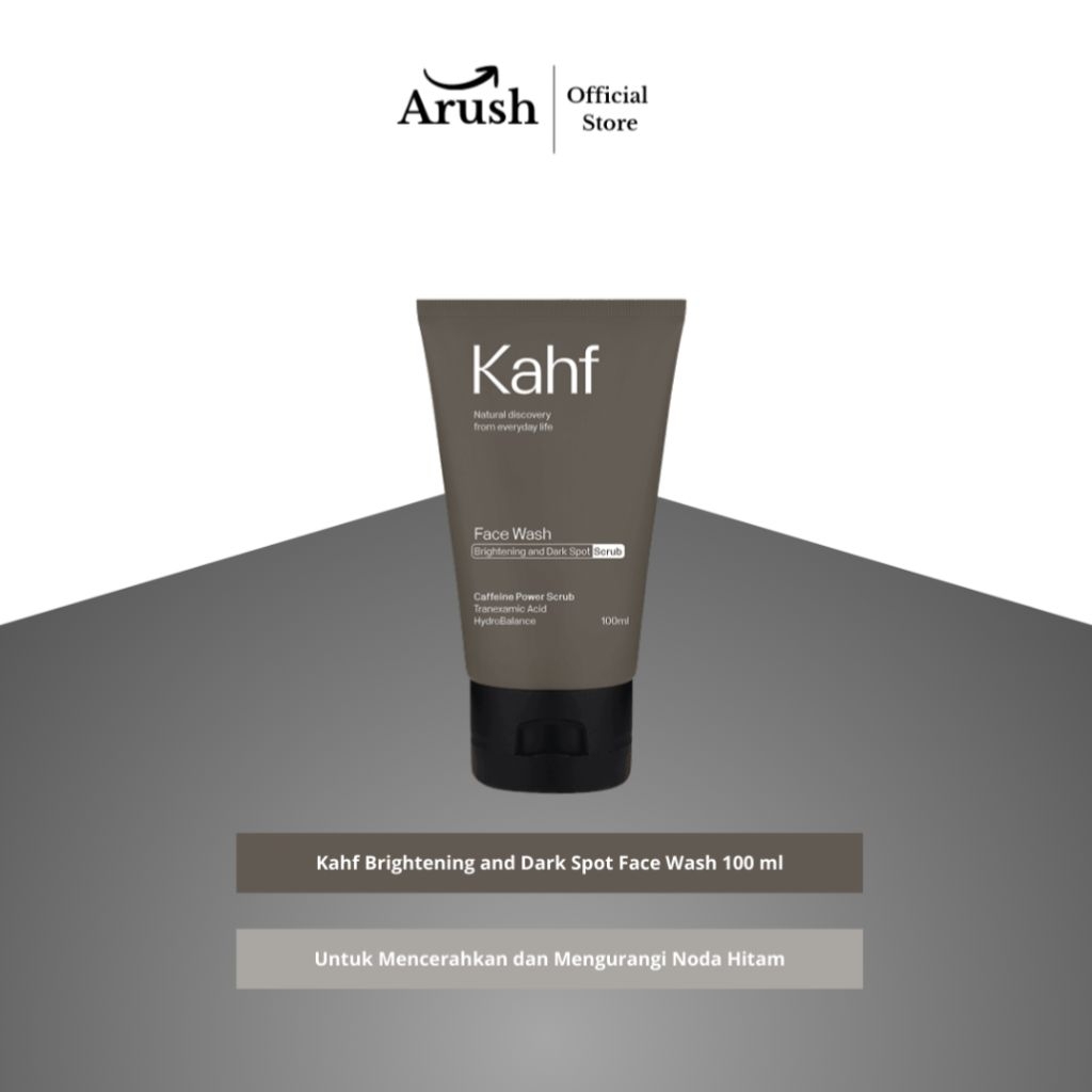 Jual Kahf Face Wash Brightening and Dark Spot Scrub 100 ml - Sabun Cuci ...