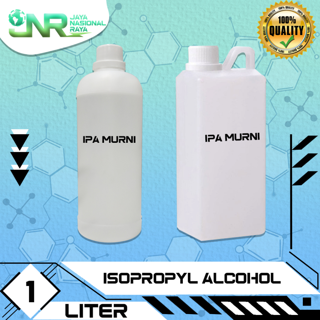 Jual IPA / Isopropyl Alcohol / Isopropil Alkohol - 1 Liter | Shopee ...
