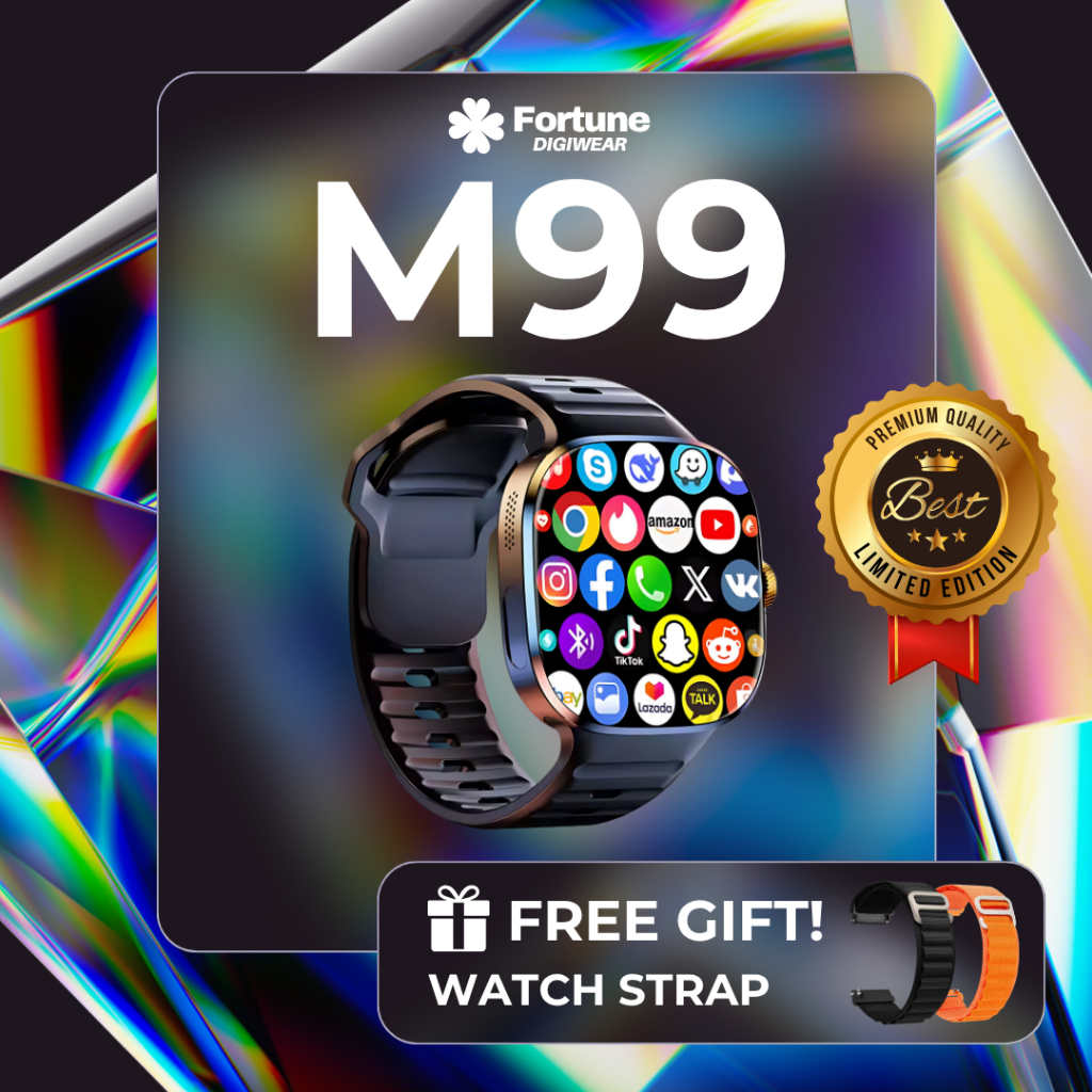 Jual FORTUNE DIGIWEAR - M99 Smartwatch Android | AMOLED | WIFI | SIM ...