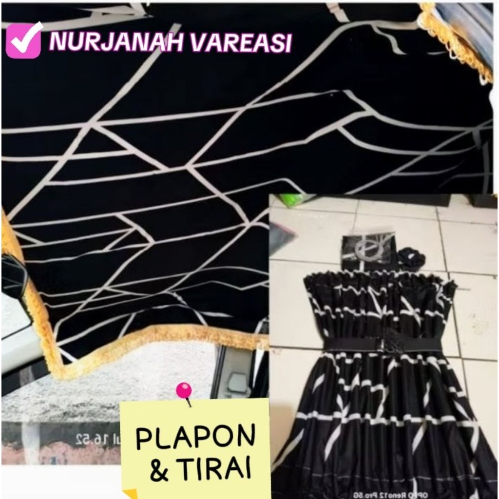 Jual Kain Plafon Atap mobil kabin mobil satu set tirai pintu mobil Truk ...