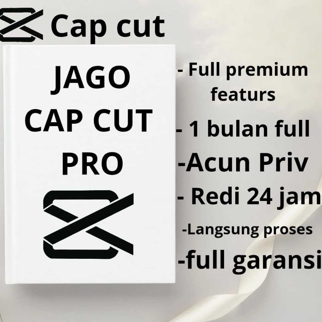 Jual [CERDAS] Jago Capcut Dalam 1 Bulan- Edit Video Seperti Editor | Shopee Indonesia