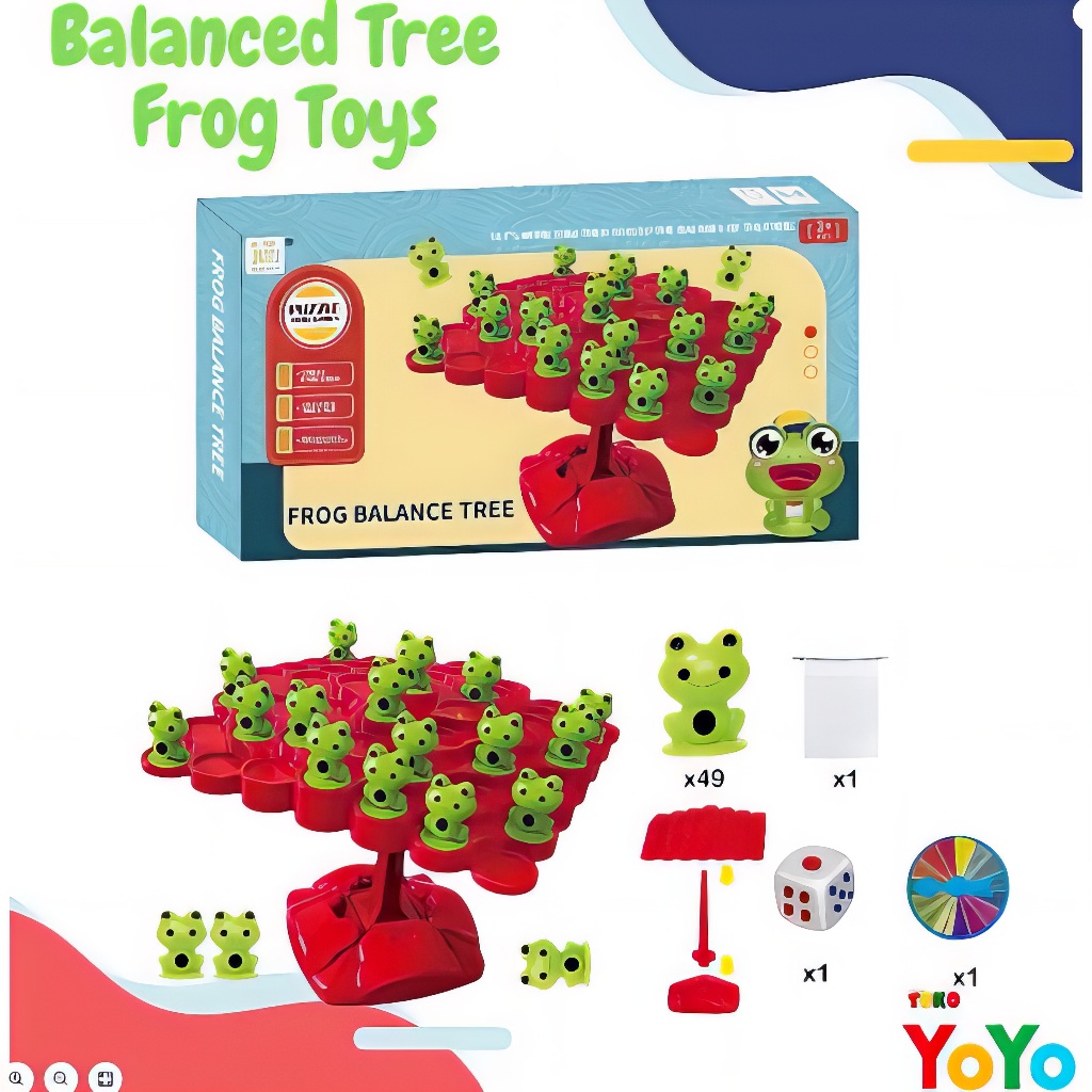 Jual Mainan Edukasi Anak Katak Keseimbangan Pohon – Frog Balance Tree ...