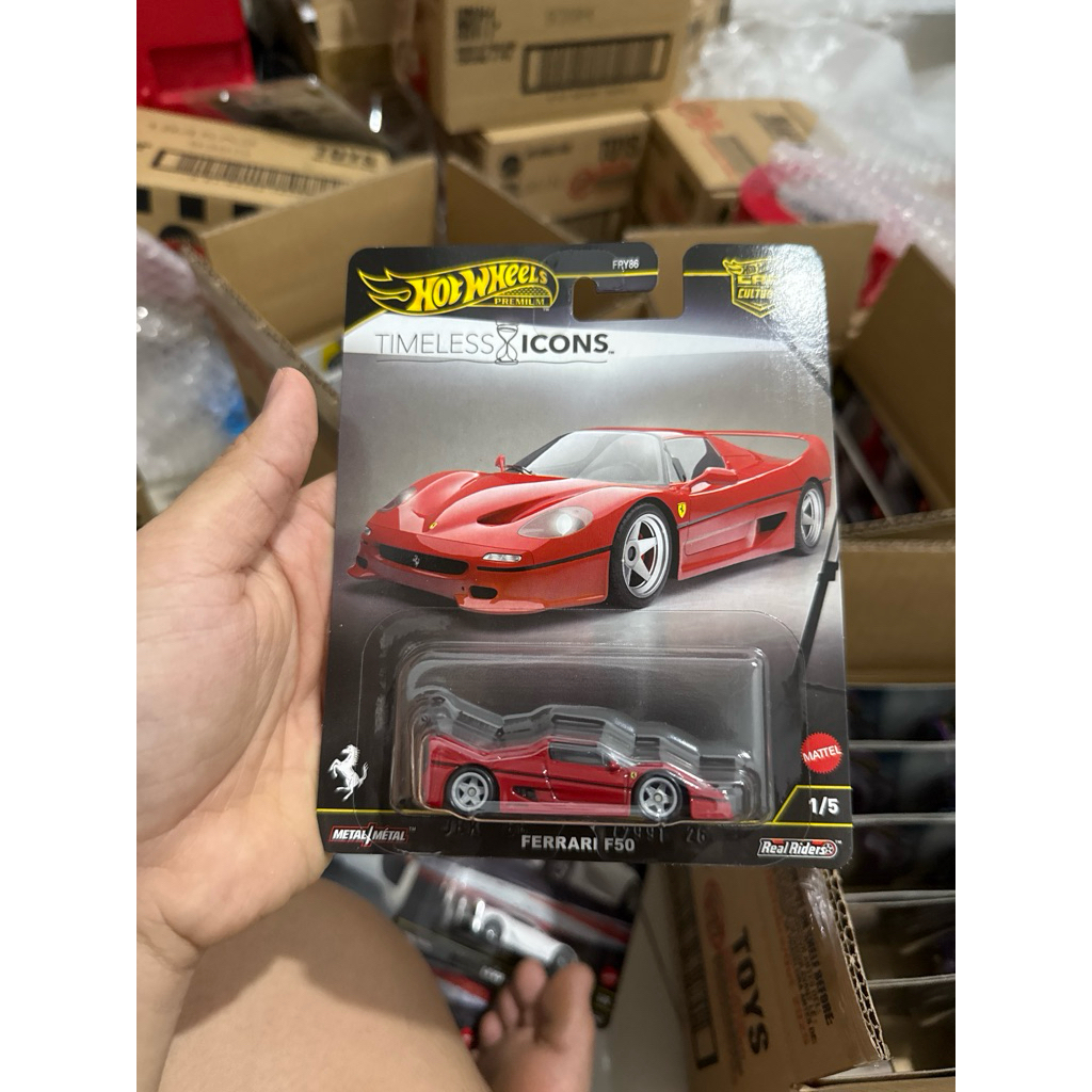 Jual Hot Wheels Timeless Icon Terbaru Ferrari F50, R34 Biru, Lexus ...