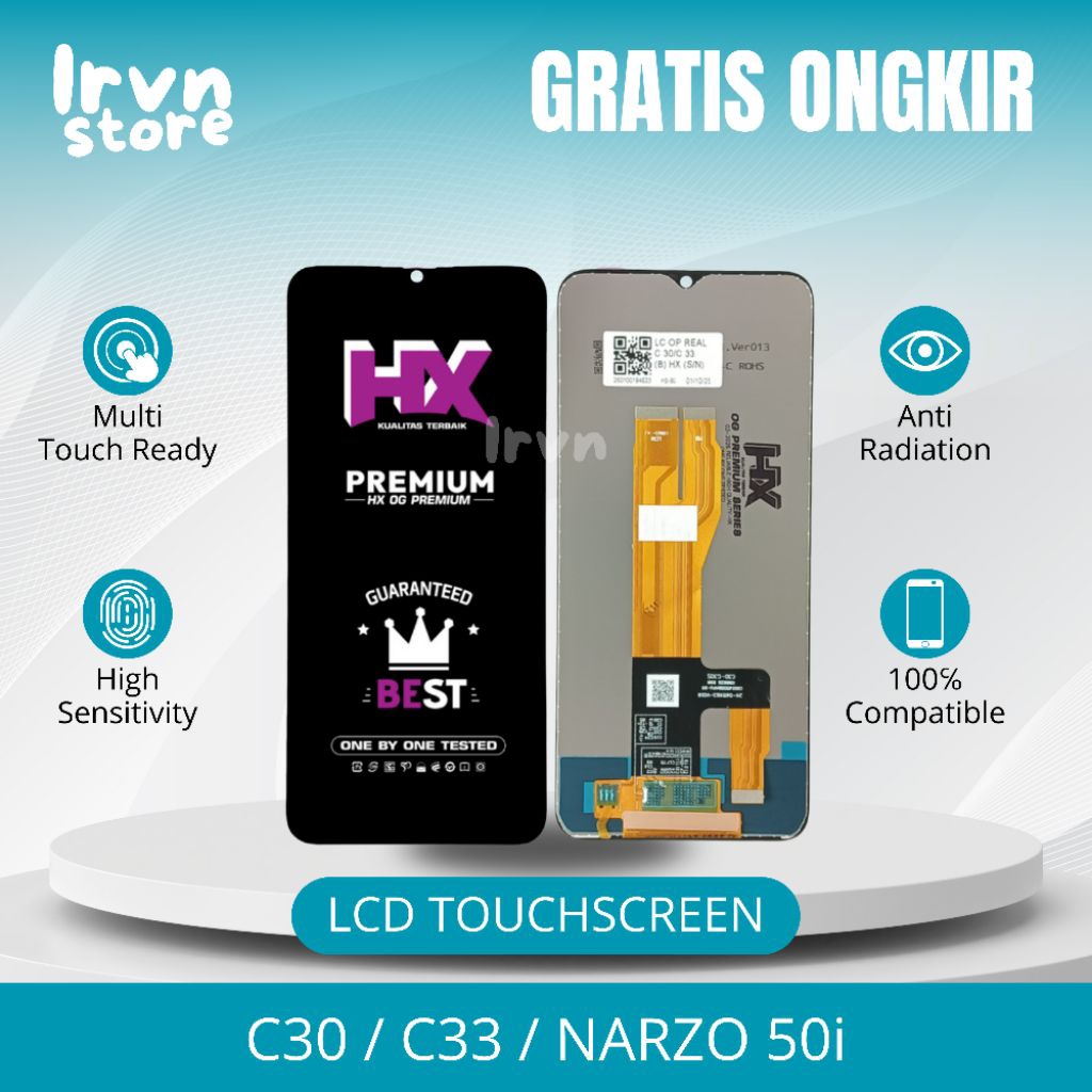 Jual LCD REALME C30 / C33 / N 50i FULLSET TOUCHSCREEN | Shopee Indonesia