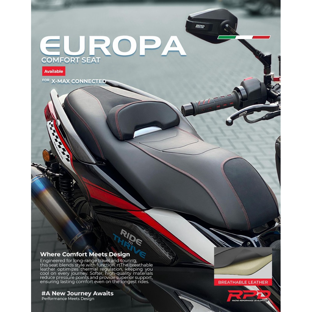 Jual Jok Comfort Seat Tech Max Yamaha Xmax Connected 2023 2024 2025 ...