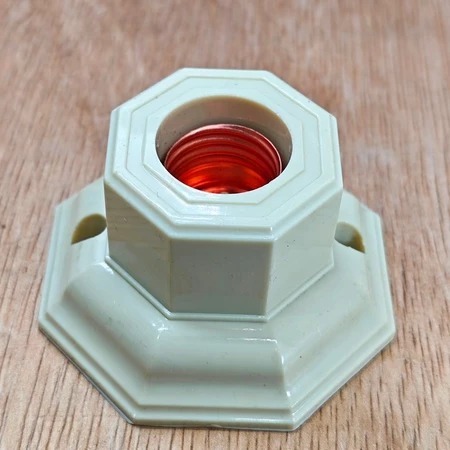 Jual TER MURAH FITTING TEMPEL SEGI 8 TEBAL 8.7CM 8CM fiting plafon e27 ...
