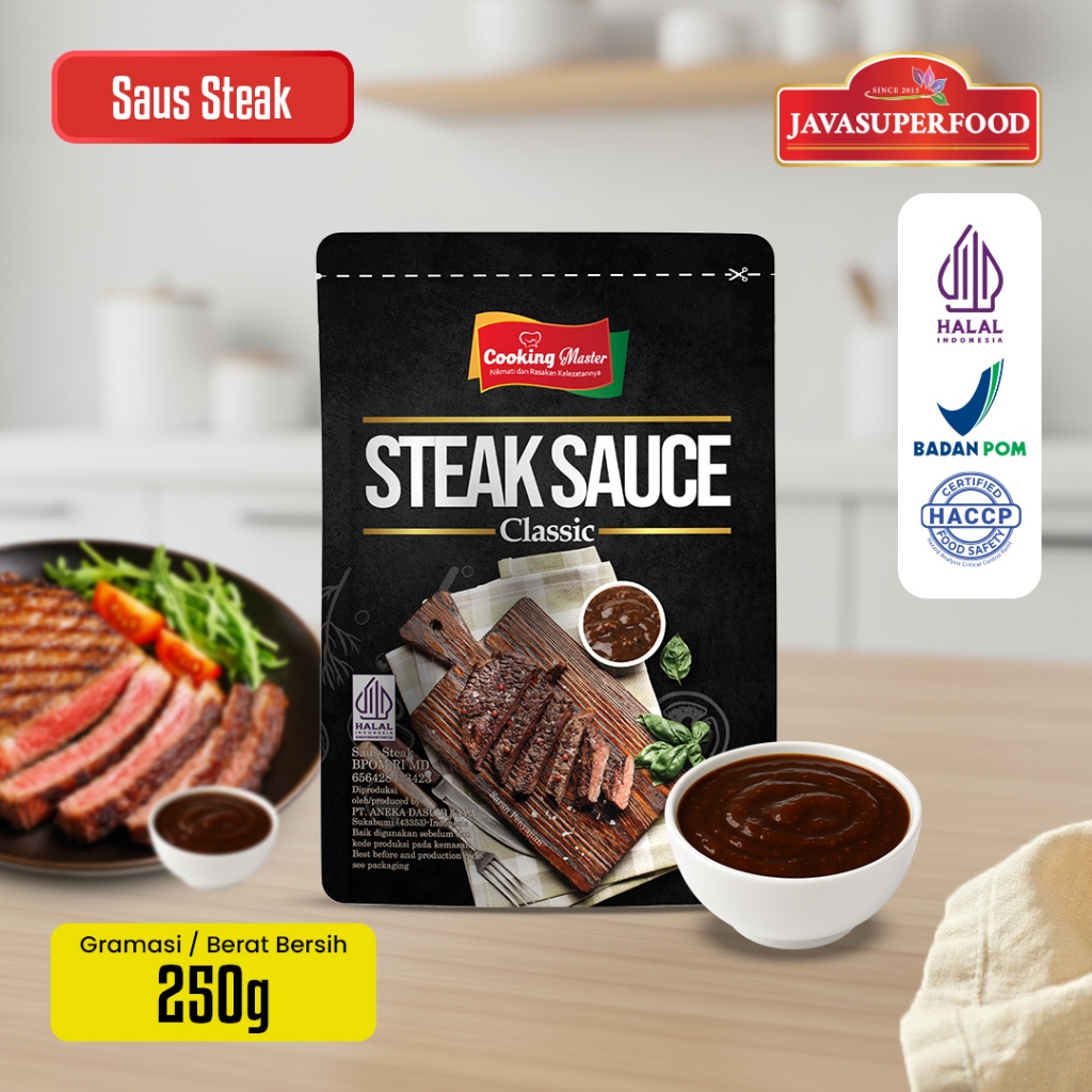 Jual Cooking Master/ Steak Sauce/ Saus Steak/ Sauce Steak Halal 250g ...