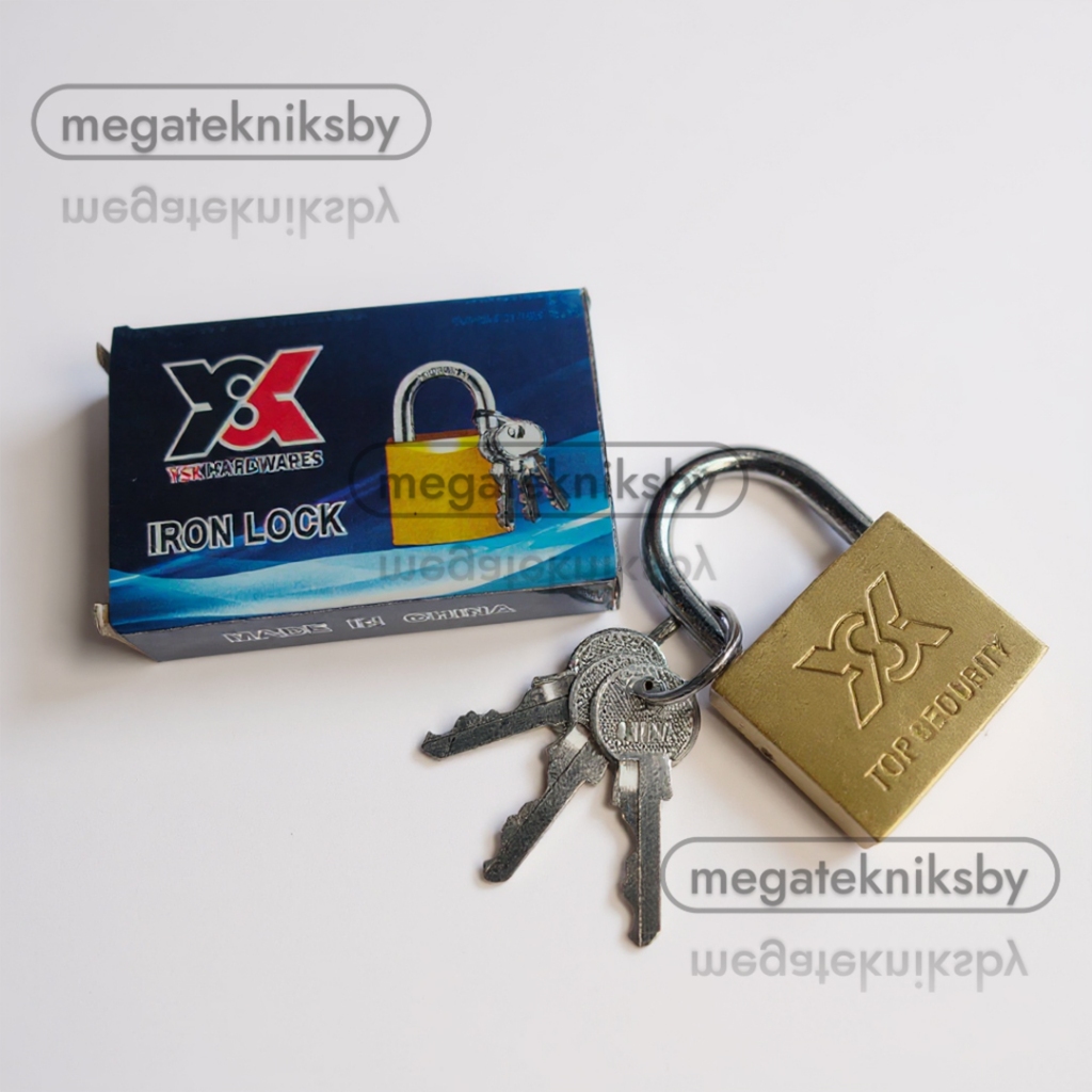Jual Gembok Kuning 25mm YSK - Gembok Kuningan Mini Anti Maling [Grosir ...