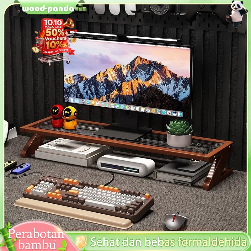 Jual Rak Monitor Komputer Penyangga Layar Penambah Tinggi Rak Dasar ...