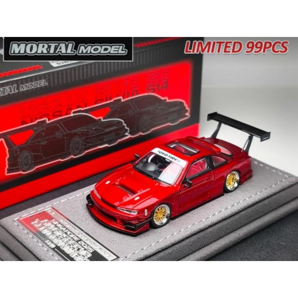 Jual mortal model nissan s14 seiji ookawara red chase car | Shopee ...