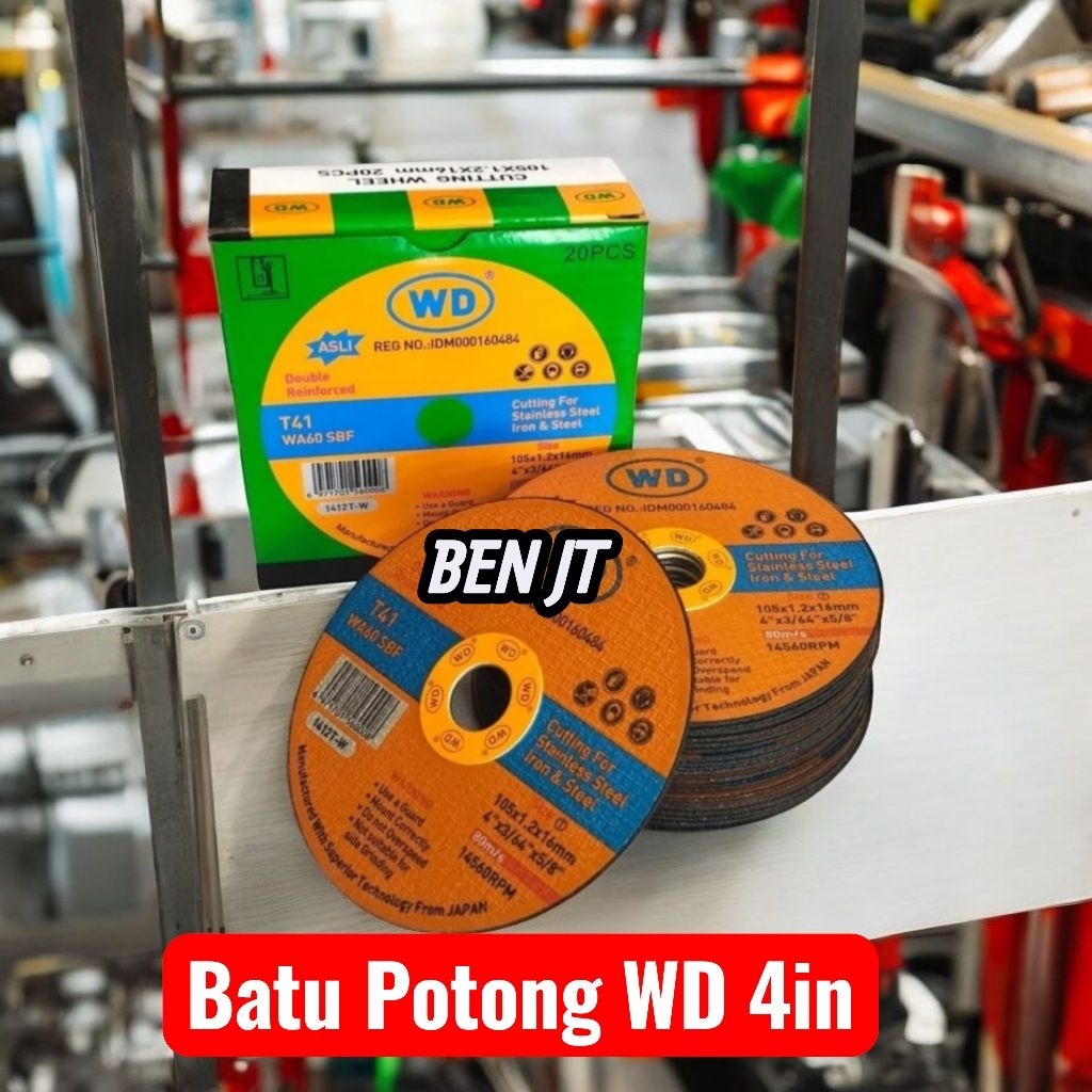 Jual WD Cutting 4 x 12mm Batu Potong Besi 1 Box 20pcs | Shopee Indonesia