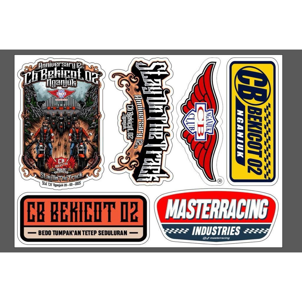 Jual Stiker Sticker Acara Cb Nganjuk Bekicot 11 Oktober 2025 | Shopee ...