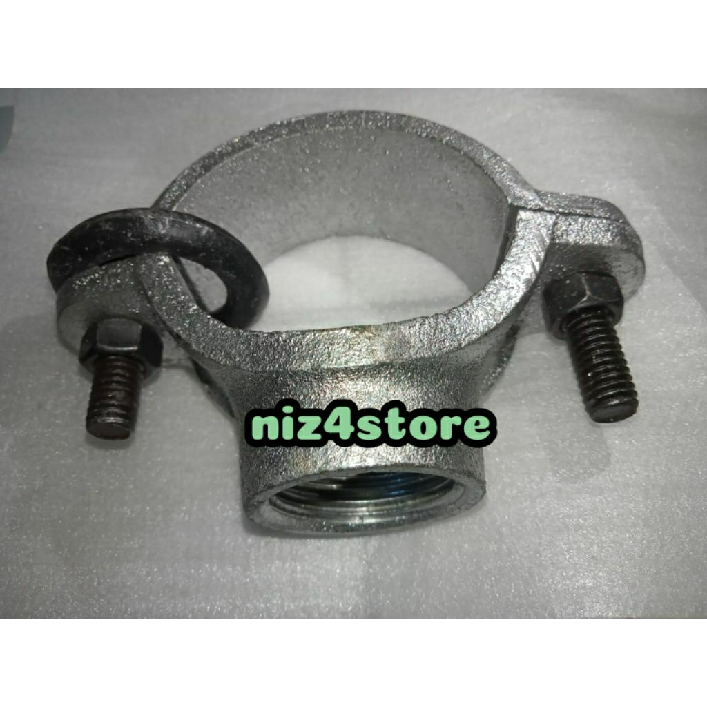 Jual Clamp Saddle Galvanis 2 x 1 inch Merk G | Shopee Indonesia