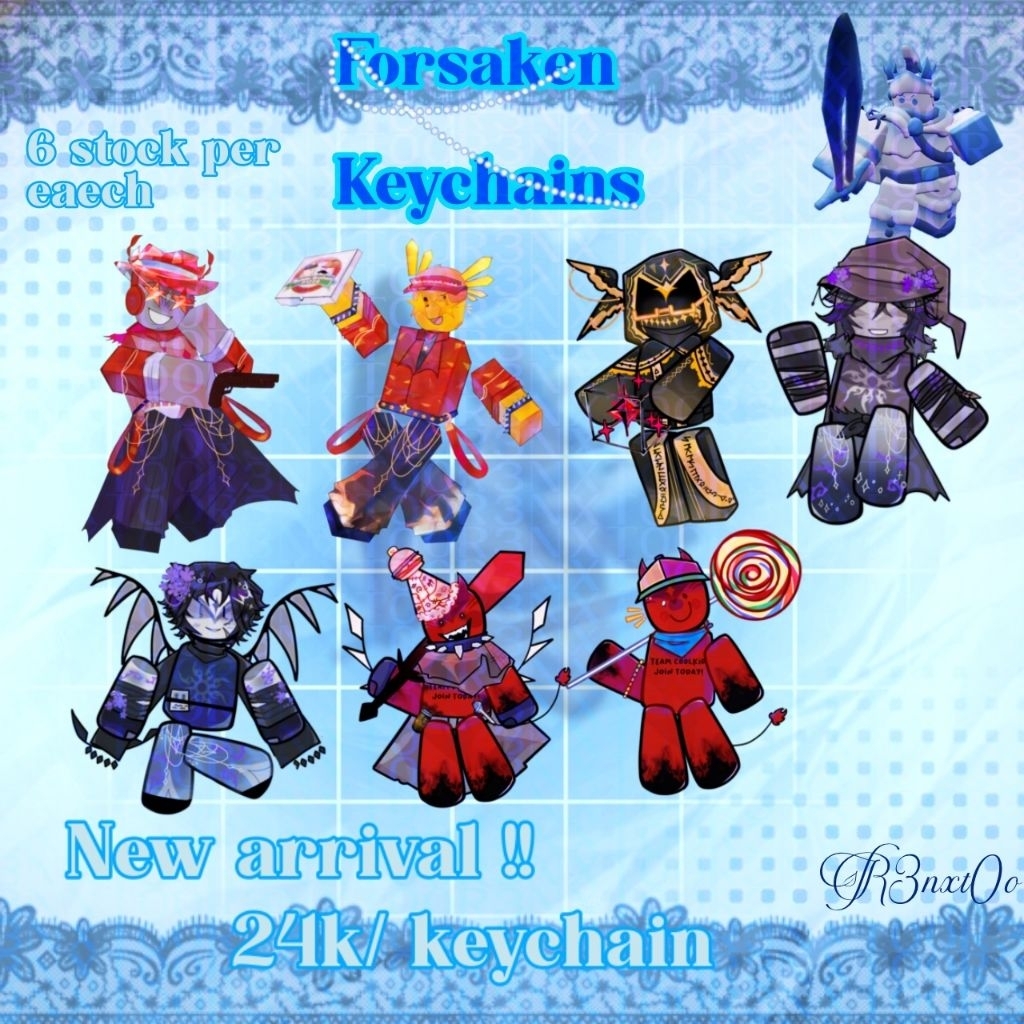 Jual Roblox [Forsaken] keychains | Shopee Indonesia