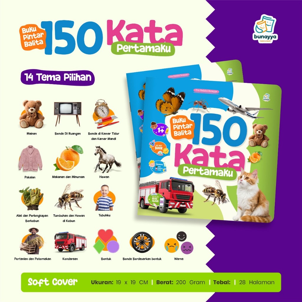 Jual Best Seller Buku 150 Kata Pertamaku untuk Anak Usia 0 1 2 3 Tahun ...
