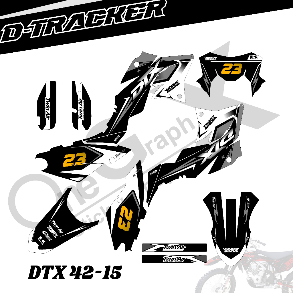 Jual Stiker Striping Motor Kawasaki DTRACKER – Desain Terbaru, Bisa ...