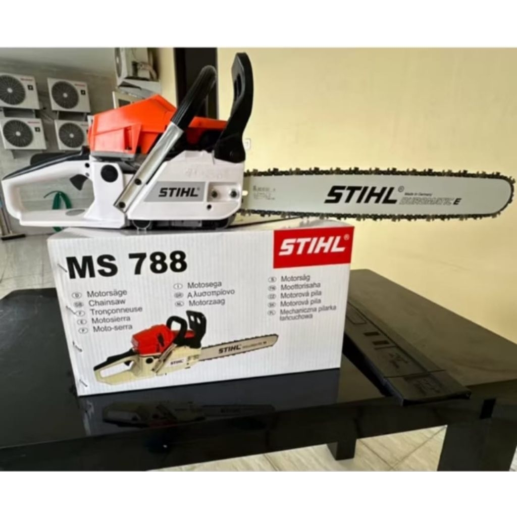 Jual Mesin Chainsaw STIHL MS 788 ORIGINAL KOMPLIT Dengan Bar Laser 22 ...