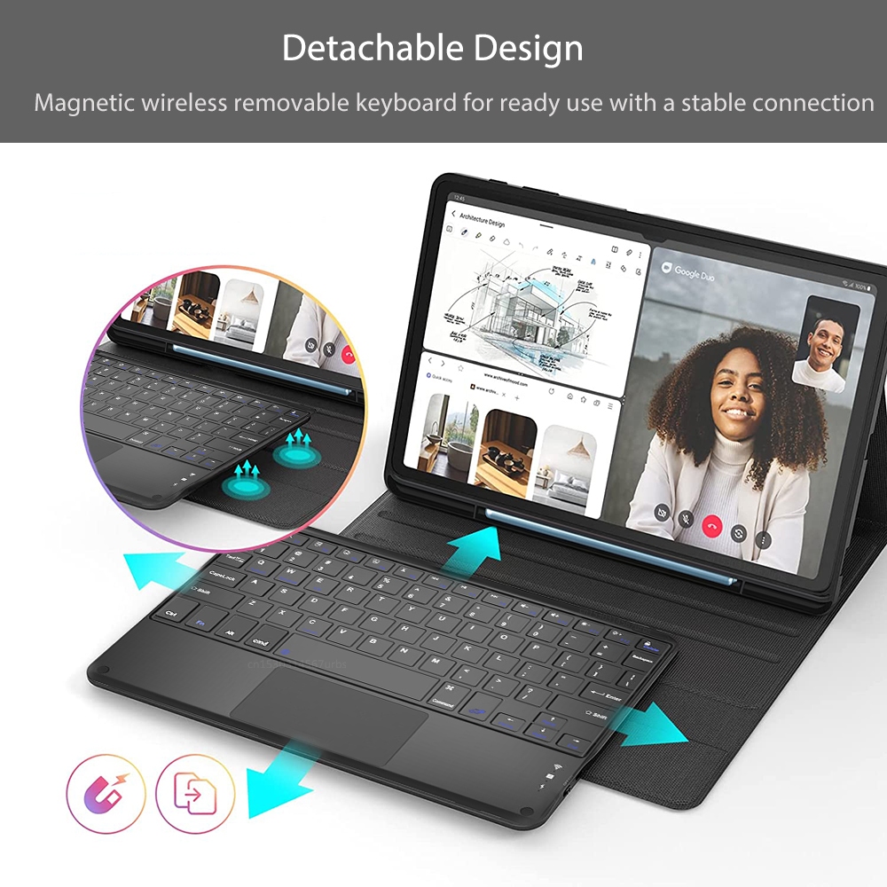 Jual Case Keyboard For Samsung Galaxy Tab S10 Lite 10.9 Inch 2025 ...