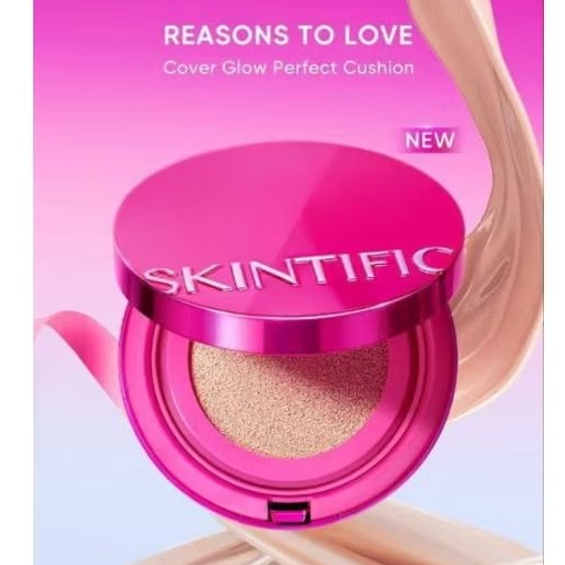 Jual (NEW LAUNCH) Skintific Cover Glow Perfect Cushion (PINK) | Shopee ...