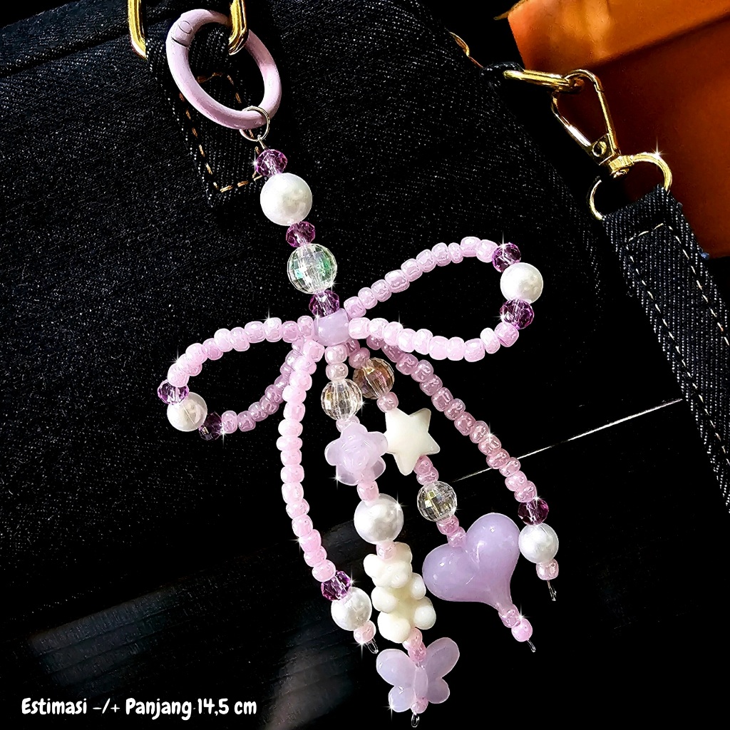 Jual Gantungan Tas Lucu Bag Charm Gantungan Kunci Keychain Aesthetic ...