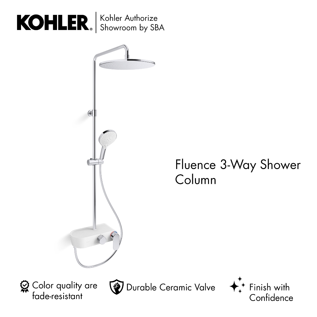 Jual KOHLER - Fluence 3-Way Shower Set Shower/Shower Mandi Polished ...