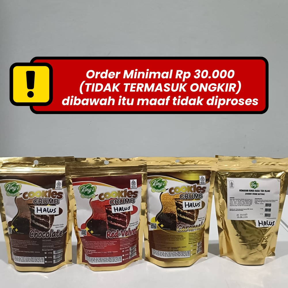 Jual King's Cookies Crumb 250gr Kasar & Halus | Shopee Indonesia