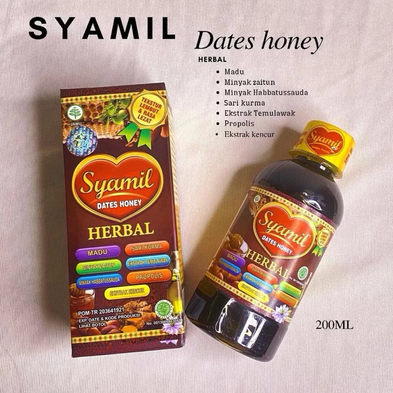 Jual Madu Syamil Family Dates Honey BPOM | Syamil Herbal Keluarga Madu ...
