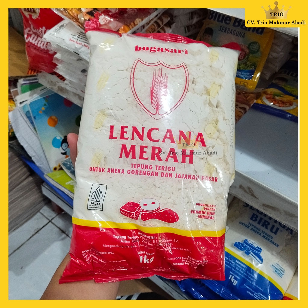 Jual Tepung Lencana Merah 1kg | Shopee Indonesia