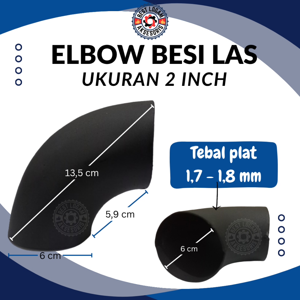 Jual Elbow Besi / Keni pipa Ukuran 2 Inch | Shopee Indonesia