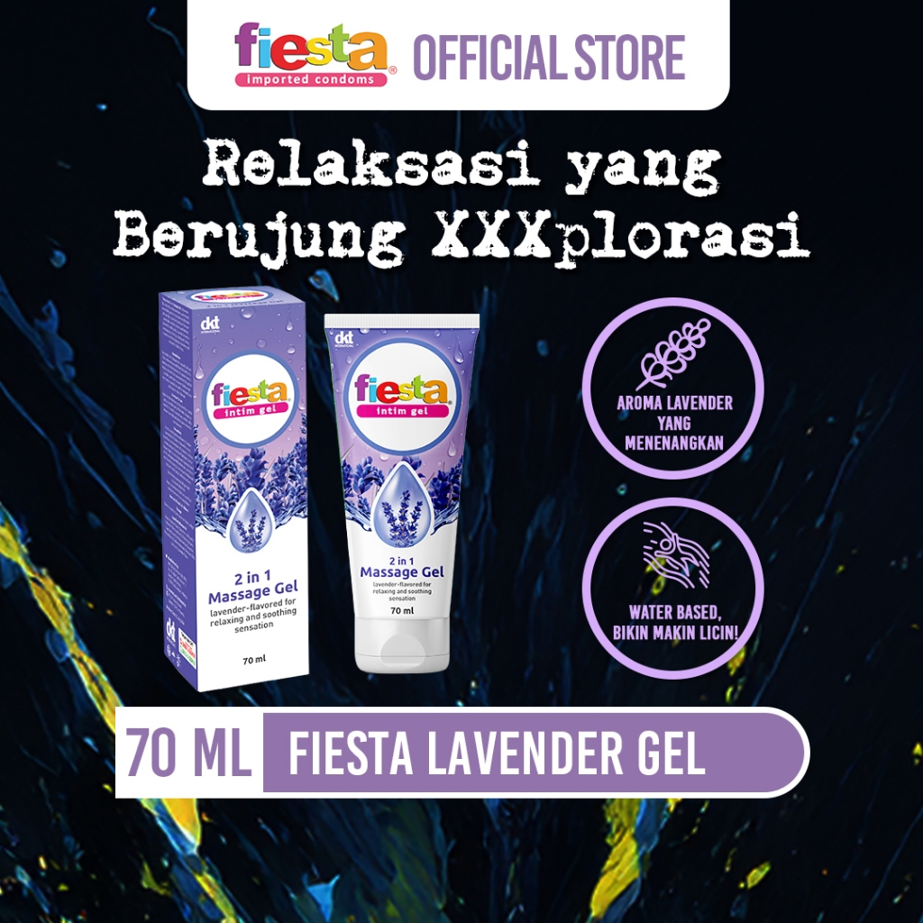 Jual Fiesta Lubricant Intim 2-in-1 Lavender Massage Gel 70ml - Pelumas ...