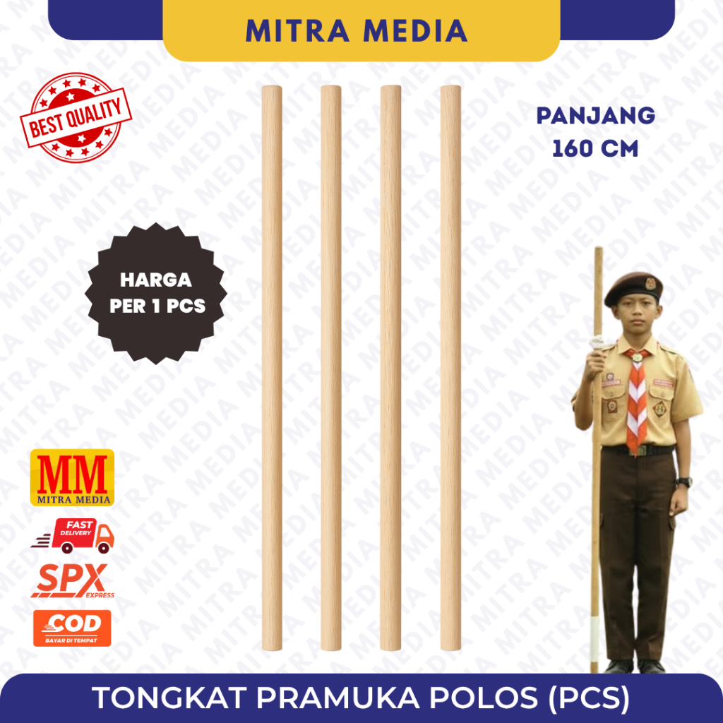 Jual Tongkat pramuka polos / Toya / tongkat kayu / Tongkat Panjang ...