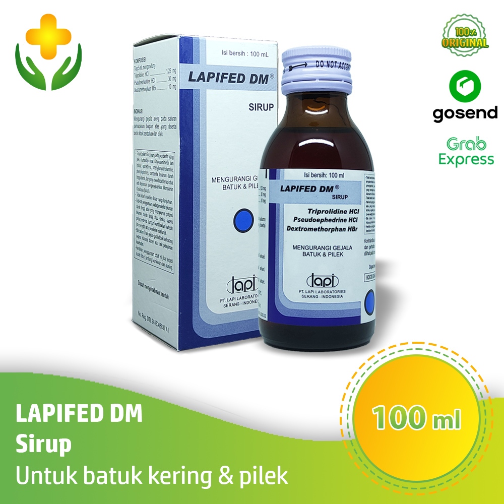 Jual Lapifed DM Sirup 100 ml - Obat Batuk Pilek | Shopee Indonesia