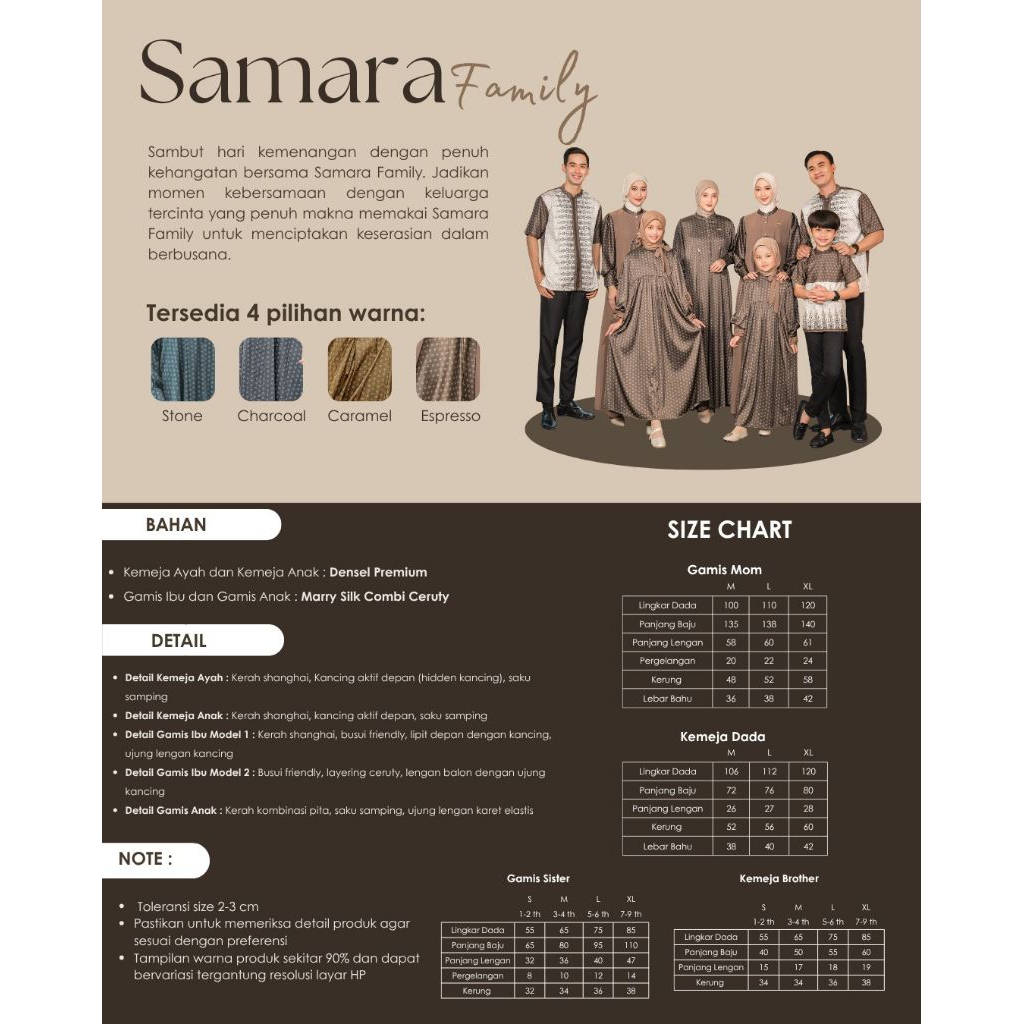 Jual NEW COUPLE SAMARA FAMILY ORI VENTE SERIES 2026 | Shopee Indonesia