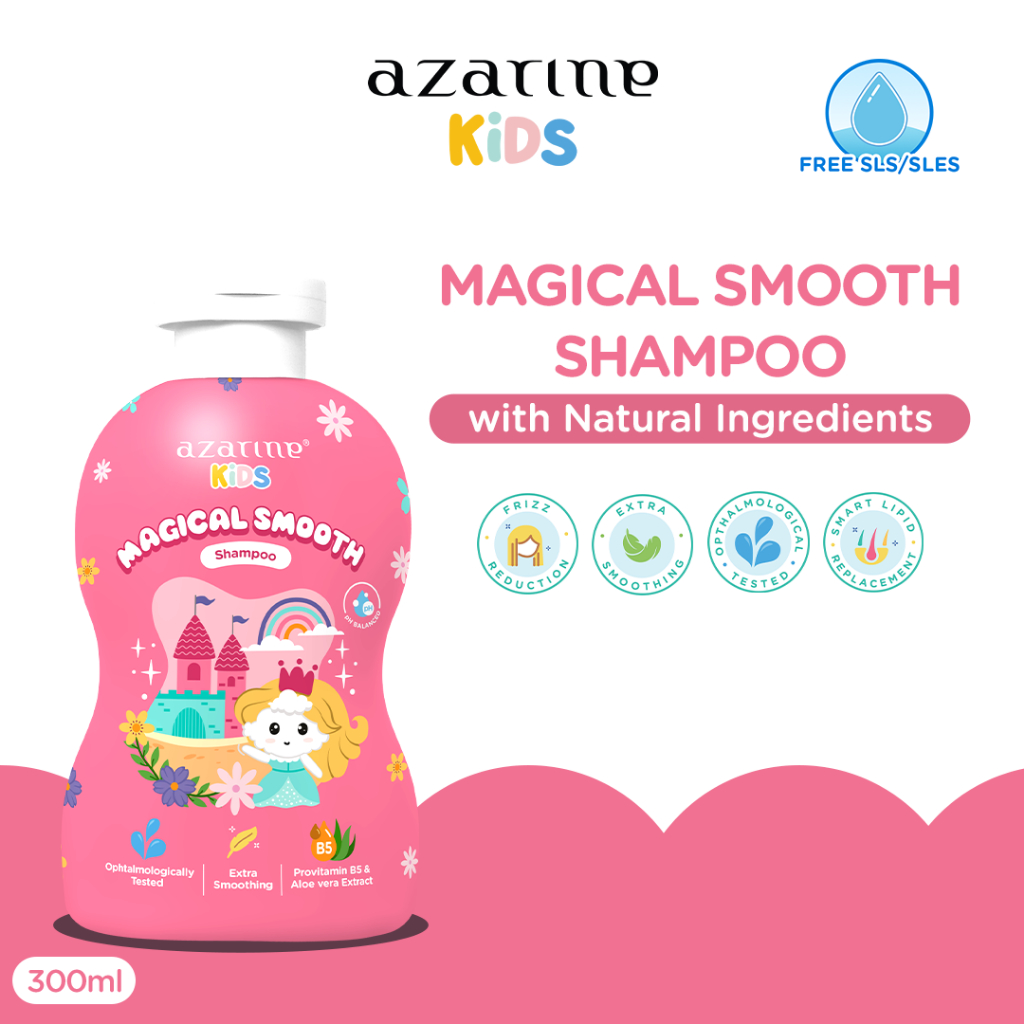 Jual Azarine Kids Magical Smooth Shampoo 300ml Shampoo Bayi Kids SLS ...
