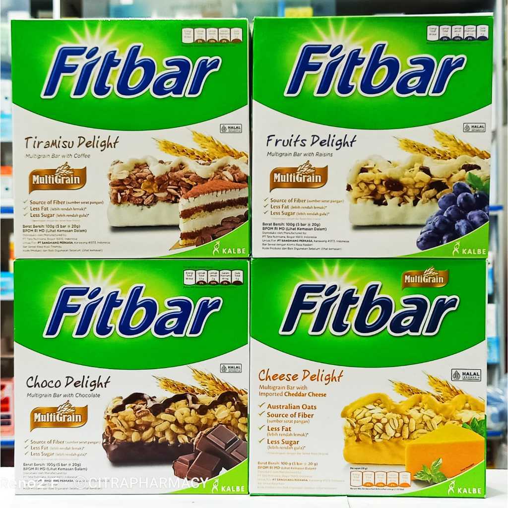 Jual FITBAR MULTIGRAIN (1 KOTAK ISI 5 PCS) - BAR SEREAL RENDAH KALORI ...