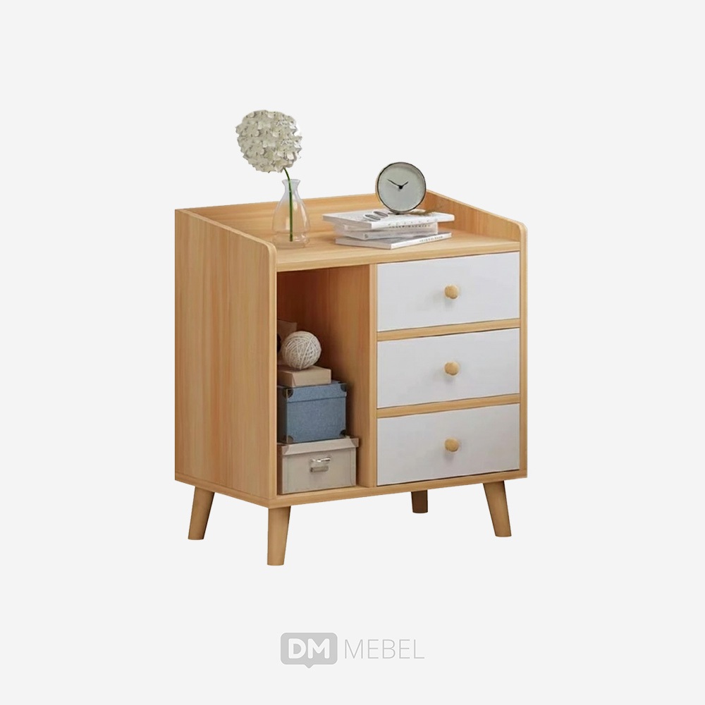 Jual DM Mebel Meja Nakas MC-455 Maple | Shopee Indonesia