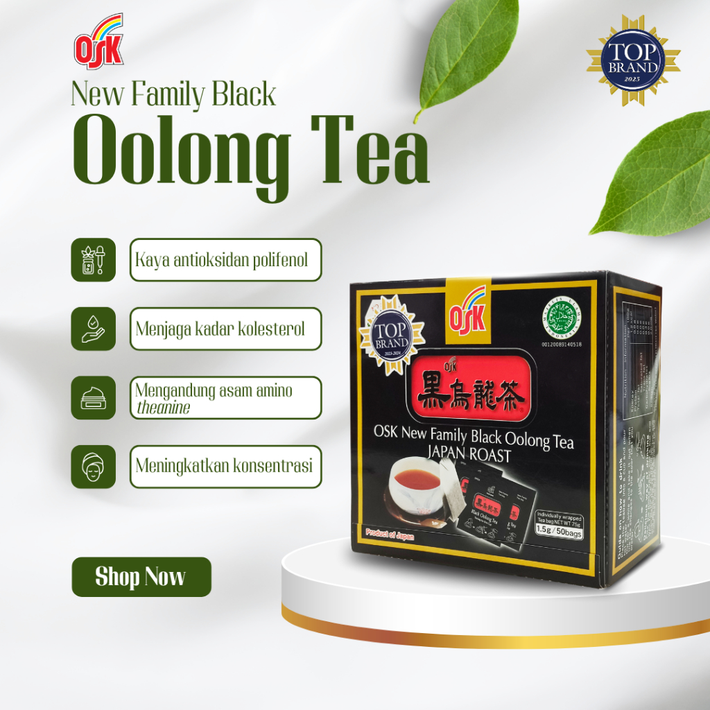 Jual OSK Japanese Black Oolong Tea (Asli dari Jepang) | Shopee Indonesia