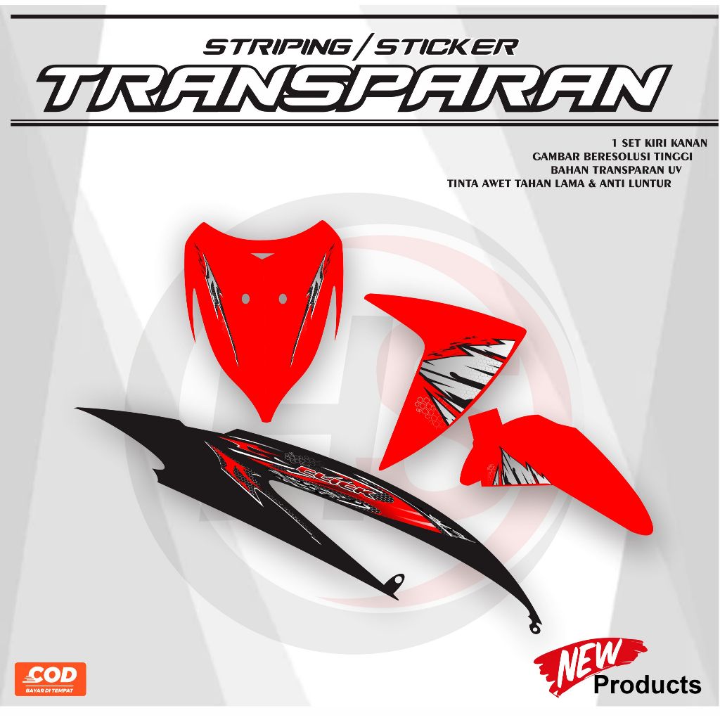 Jual STIKER VARIO 110 FI NEW ESP VARIASI STIKER STRIPING TRANSFARAN H22 ...