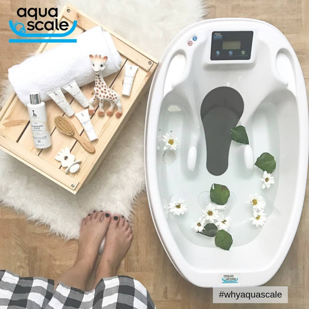 Jual Aquascale Baby Bath Tub + Stand - Bak Mandi Bayi dengan Timbangan ...