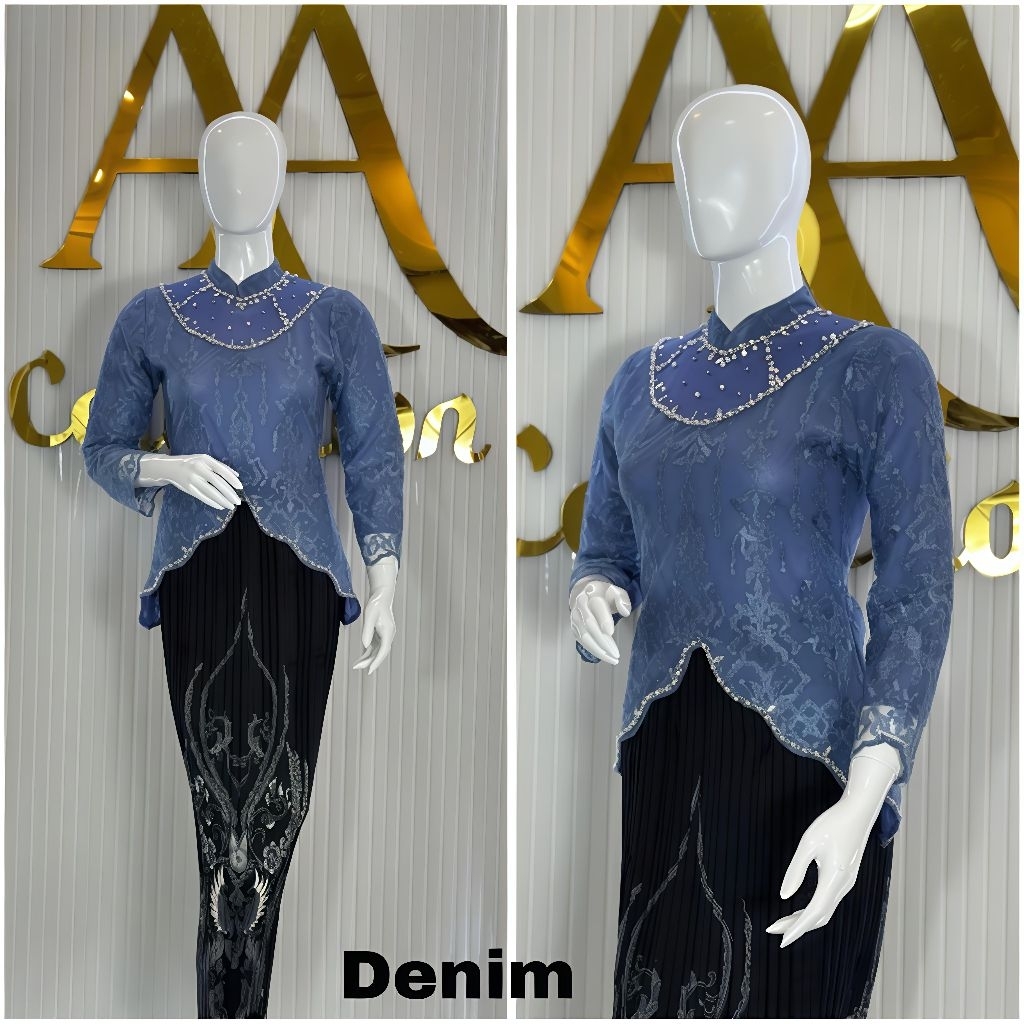 Jual SETELAN KEBAYA KTB BROKAT FULL FURING MIX PAYET MUTIARA ( jahit ...